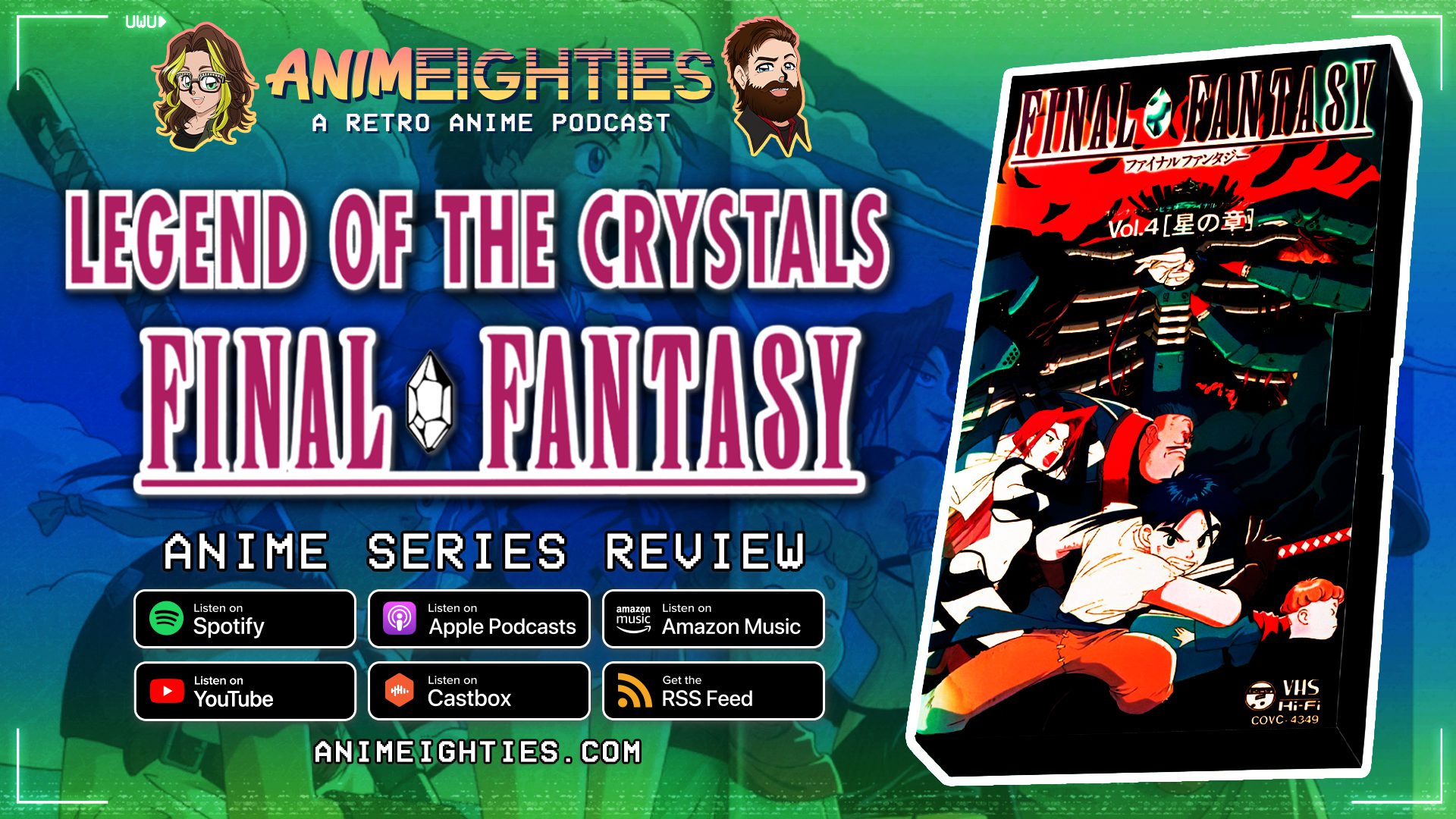 Anime Review: Final Fantasy - Legend of the Crystals - AnimEighties