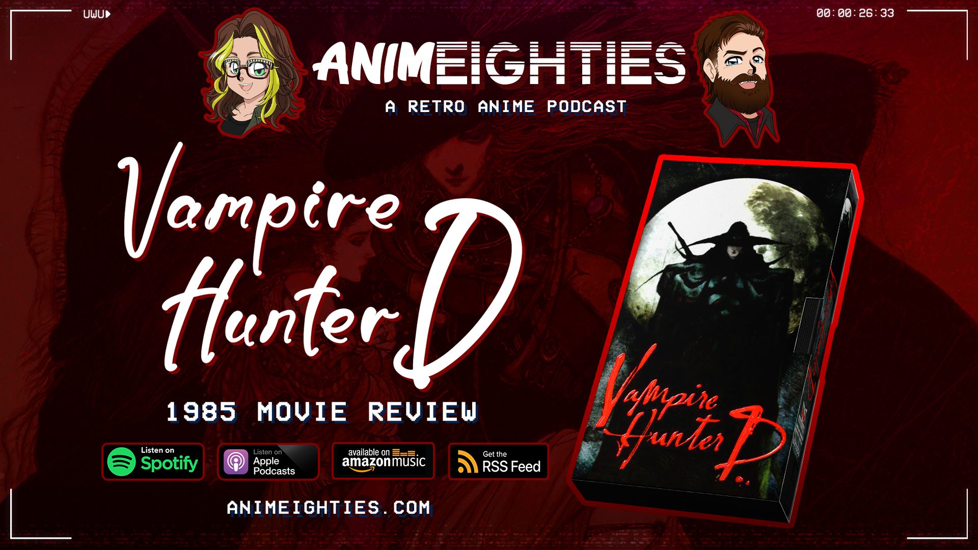 Anime Review: Vampire Hunter D | AnimEighties