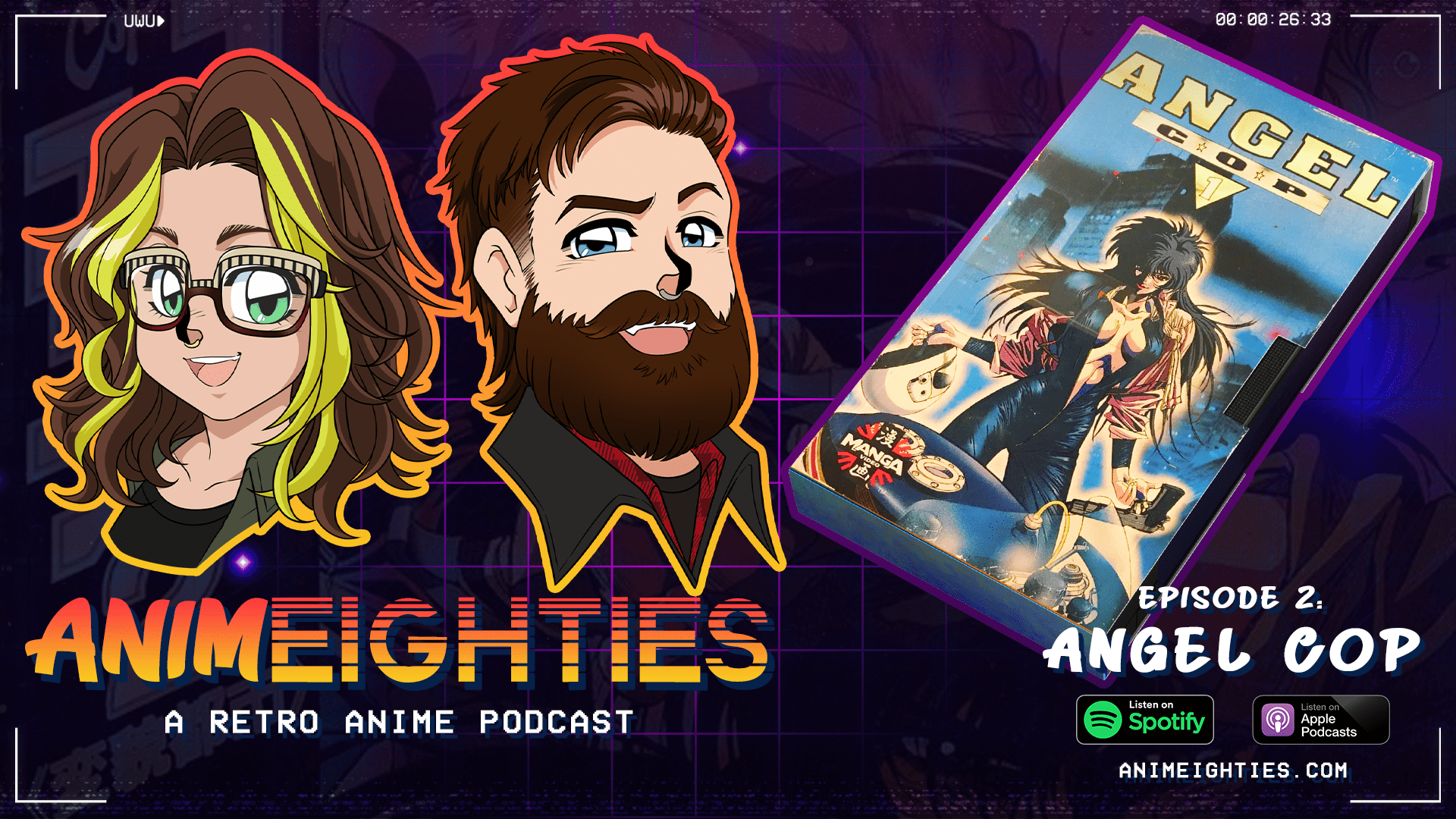 Anime Review: Angel Cop | AnimEighties Podcast
